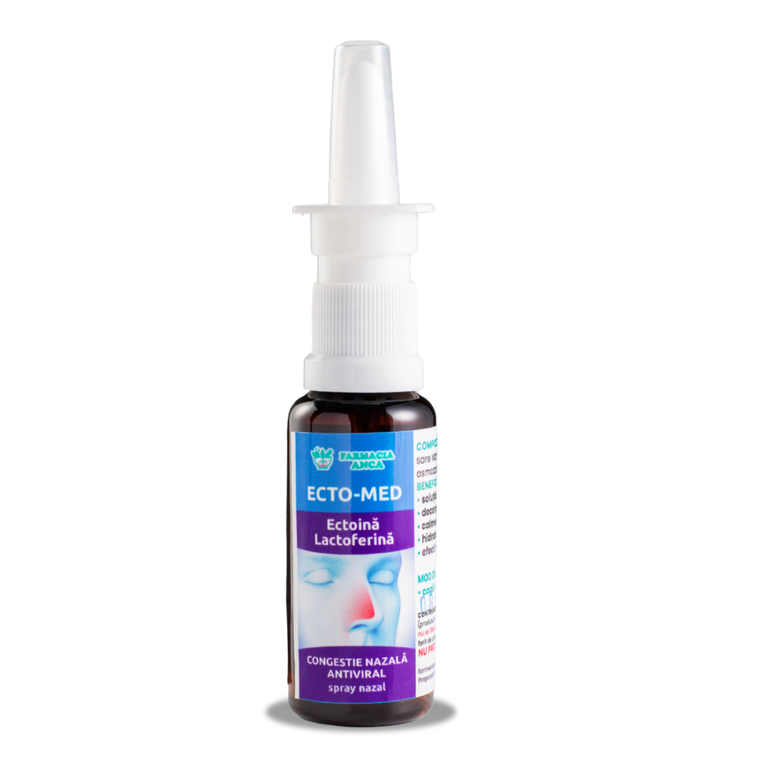ECTO-MED Spray Nazal - Ectoină Lactoferină