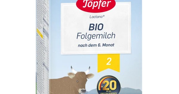 Topfer Lapte Bio 2 600g